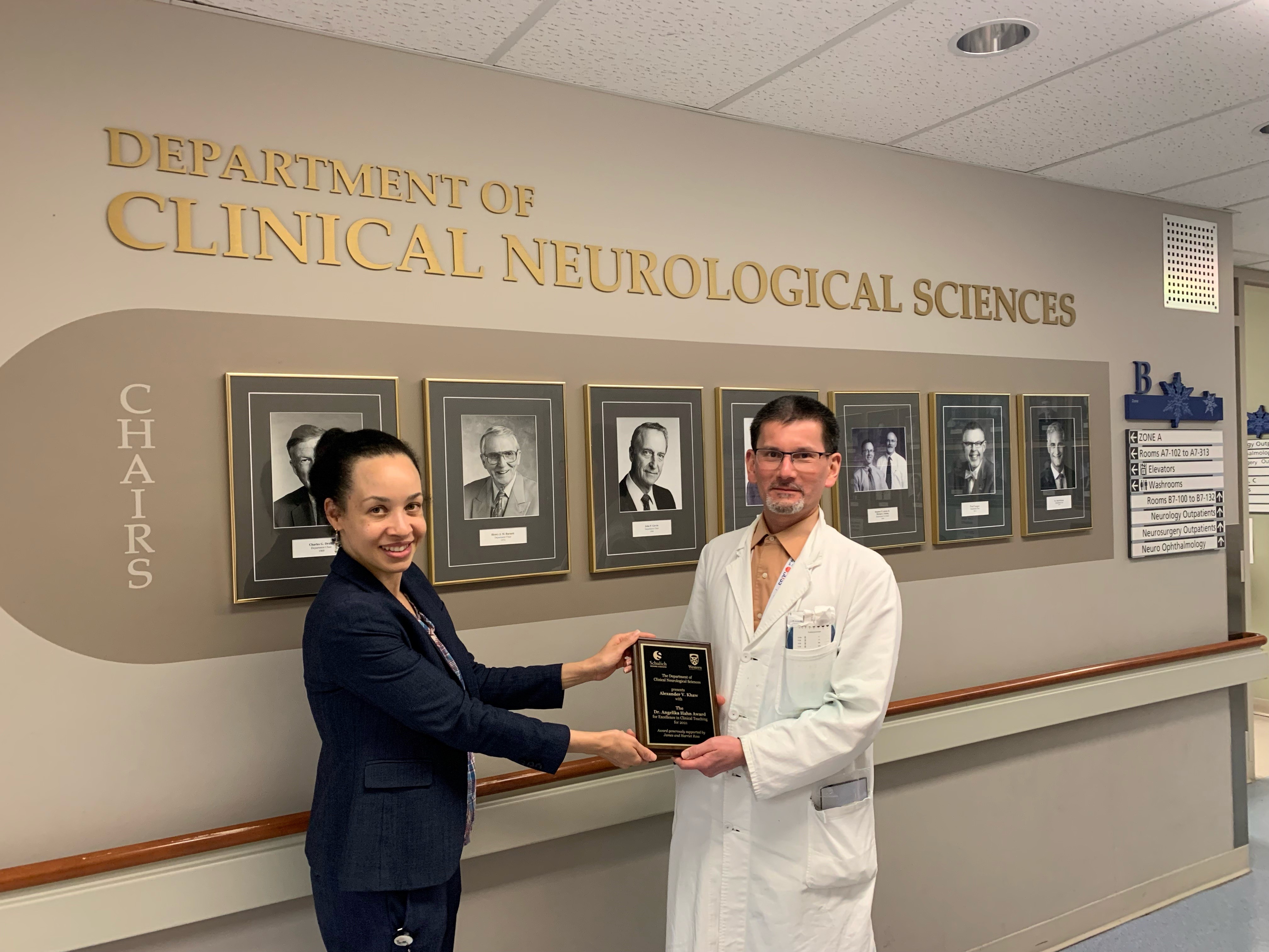The Angelika F. Hahn Award for Excellence in Clinical Teaching ...
