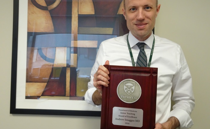 Congratulations to Dr. Andrew Smaggus - General Internal Medicine ...